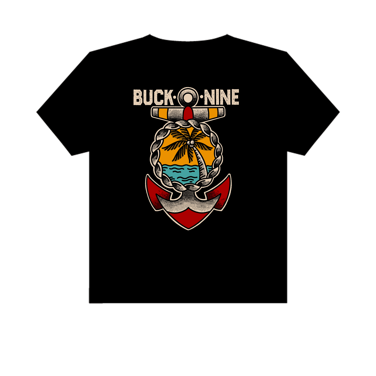 Island Anchor T-Shirt from Buck-O-Nine – Buck-O-Nine Merch Store